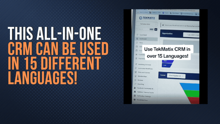 This all-in-one CRM can be used in 15 different languages! - Sarah Cordiner